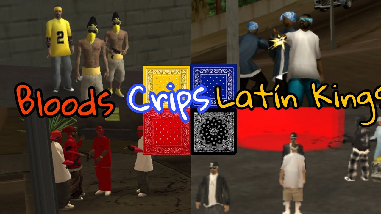 Bloods, Crips And Latín Kings gangs - YouTube