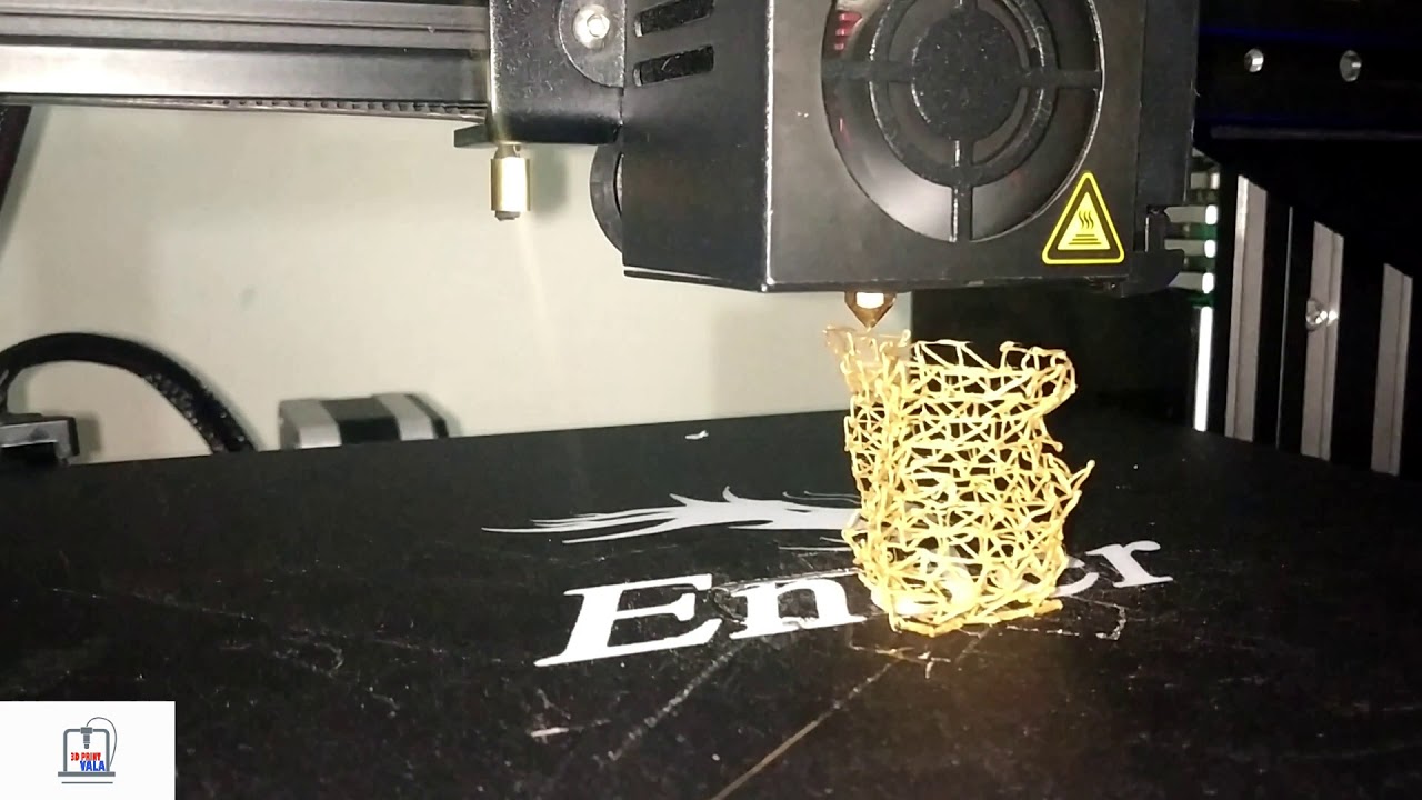 WIRE PRINTING || 3D PRINTING TUTORIAL HINDI || CURA || 3D PRINTVALA ...