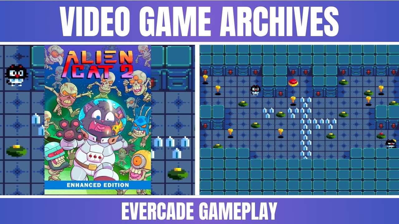 Alien Cat 2 : Enhanced Edition (2023,2024) Evercade, SNES Gameplay - YouTube
