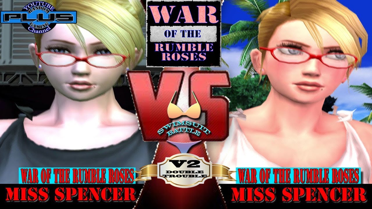 War of the Rumble Roses Swimsuit Battle Double Trouble V2 featuring ...