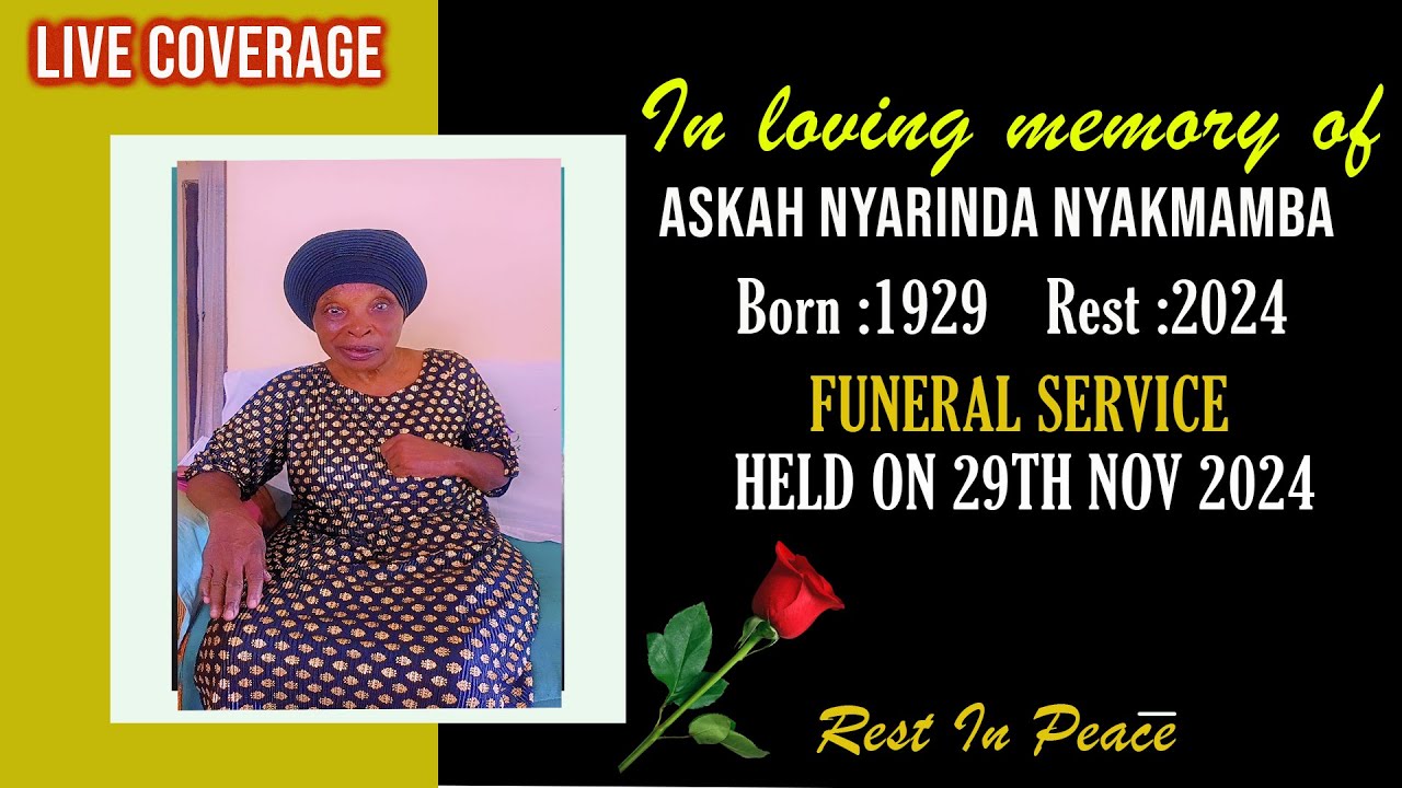 CELEBRATING THE LIFE OF MAMA ASKAH NYARINDA NYAKAMBA - YouTube