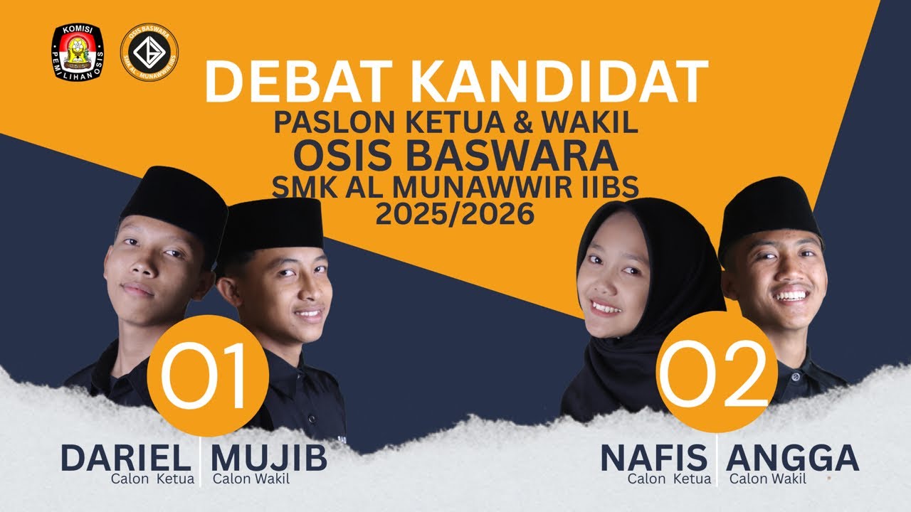 DEBAT KANDIDAT CALON KETUA & WAKIL OSIS BASWARA 25/26 part2 - YouTube