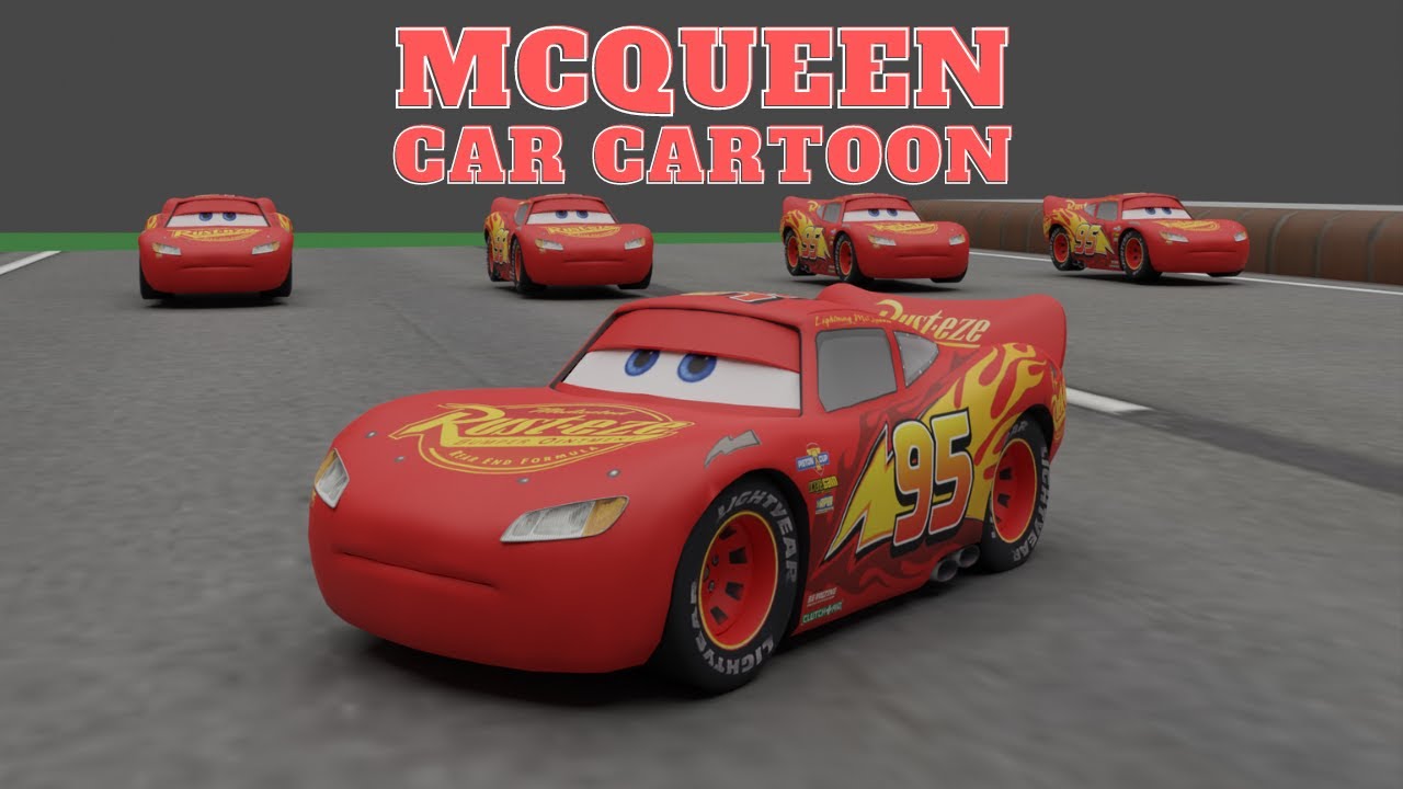 Mcqueen Car Cartoon | Mcqueen Cars | Lighting Mcqueen | Mcqueen Cars ...