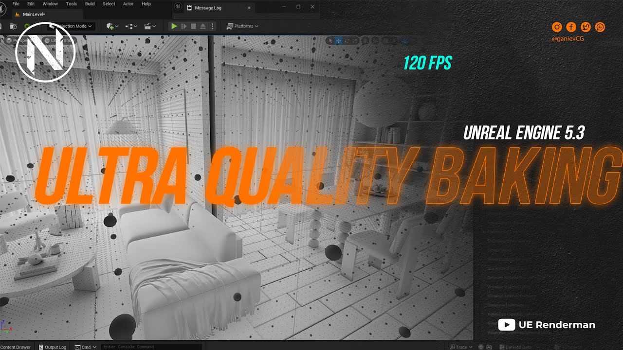 Ultra Quality Baking Unreal Engine 5.3, Luoshuang´s GPU Lightmass - YouTube