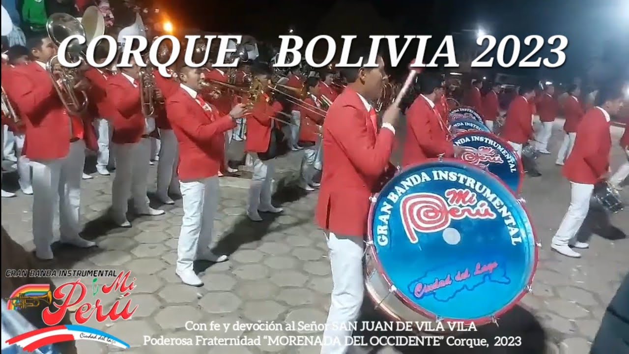 GRAN BANDA INSTRUMENTAL MI PERÚ CORQUE ORURO 2023 Poderosa Fraternidad ...