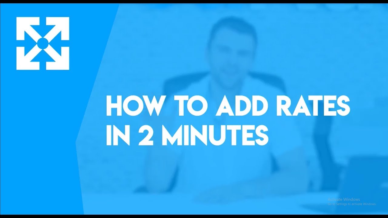 How to add rates in less than a minute - YouTube