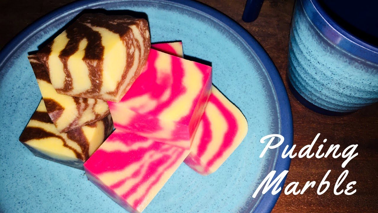 Puding Marble Mudah (sukatan cawan) - YouTube