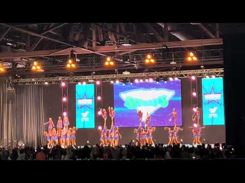 STINGRAYS ALLSTARS ORANGE 🍊 CHEERSPORT NATIONALS 2024 DAY - YouTube