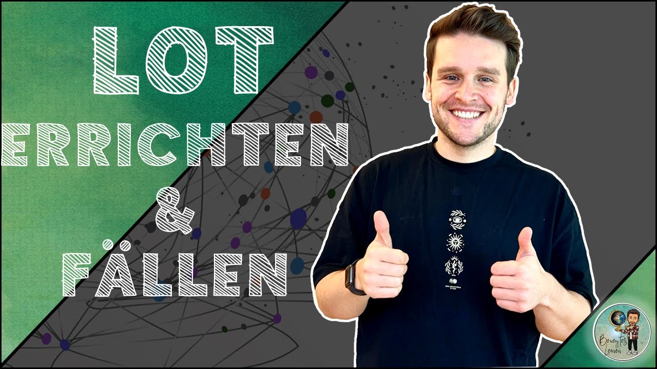 Lot ERRICHTEN und FÄLLEN - Mathe einfach erklärt - YouTube