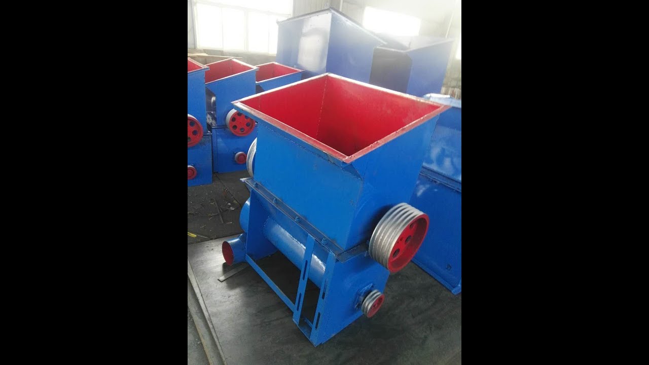 eps crusher recycling machine is going for test - YouTube