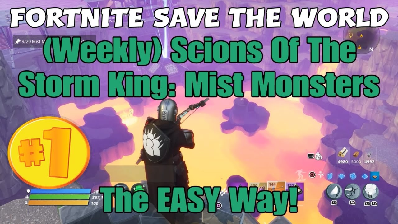 322) Fortnite Save The World - (Weekly) Scions Of The Storm King: Mist ...