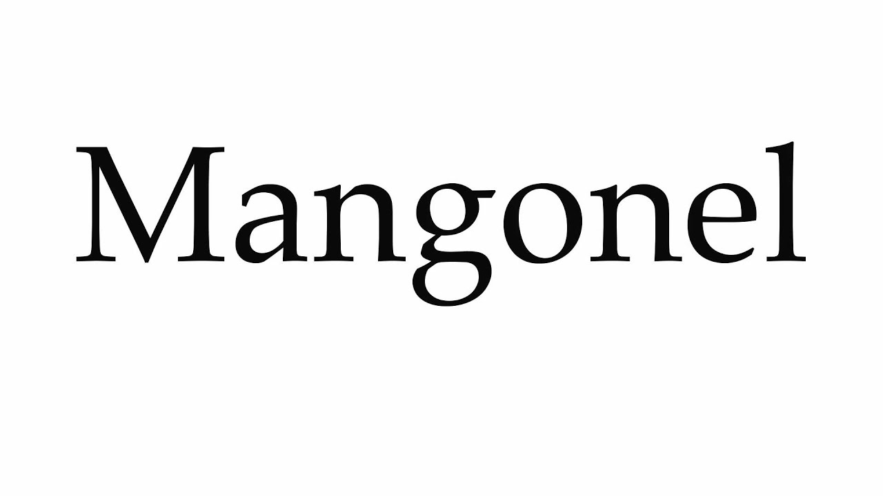 How to Pronounce Mangonel - YouTube