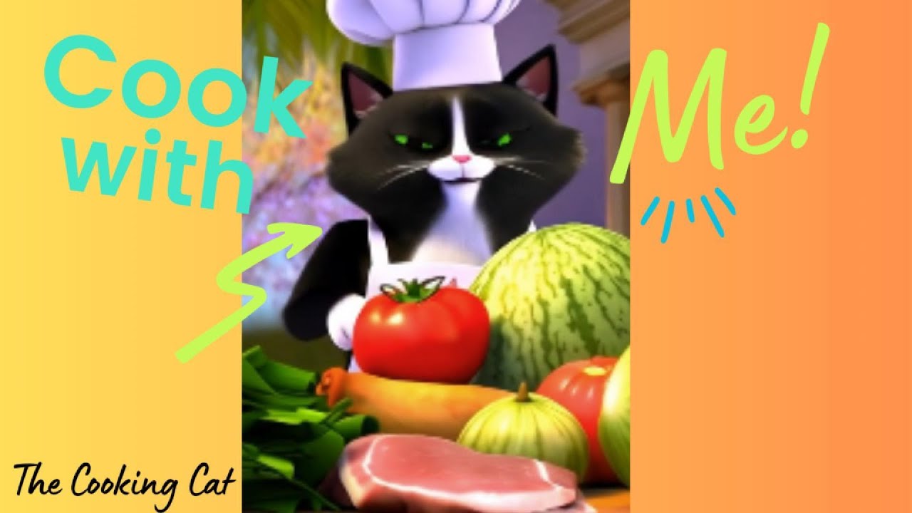The Cooking Cat: Come Cook with Me! - YouTube