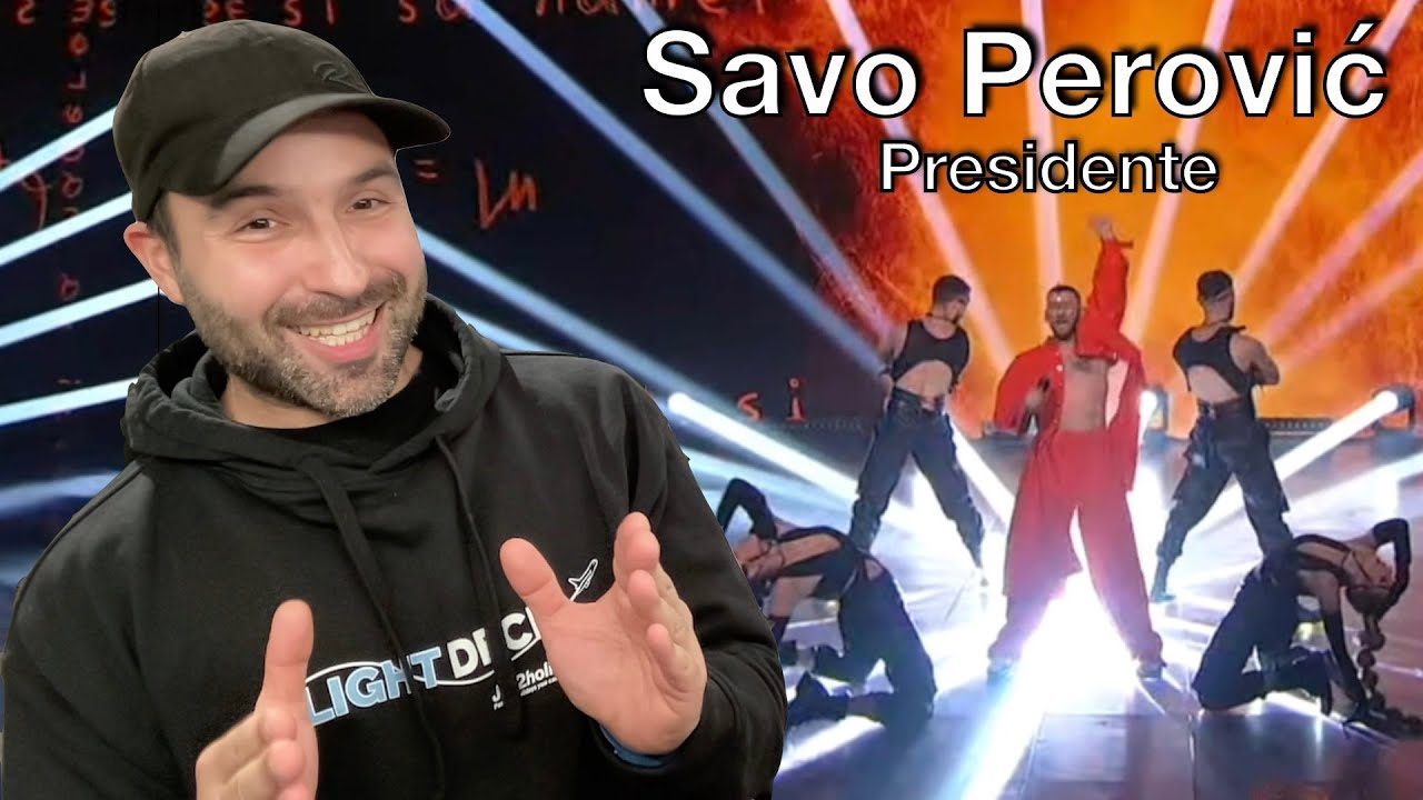 Reaction 🇷🇸: Savo Perović – Presidente (Pesma za Evroviziju 2023) - YouTube