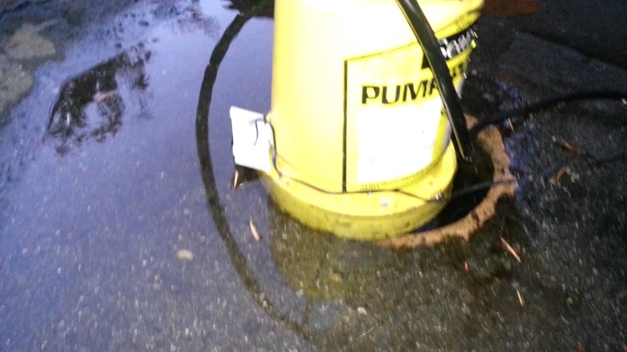 Arduino water sensor for sump pump - YouTube
