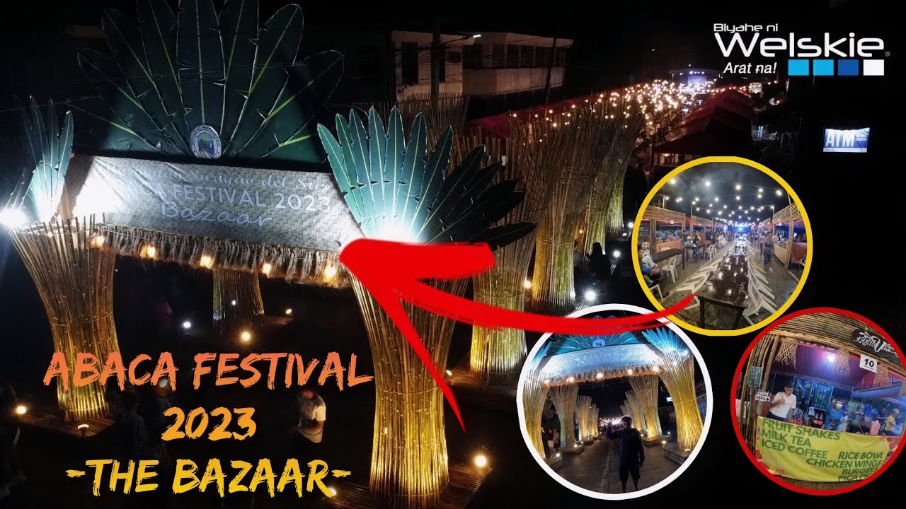 Marihatag Abaca Festival 2023 Bazaar||Lots of Food and Fun||Marihatag ...