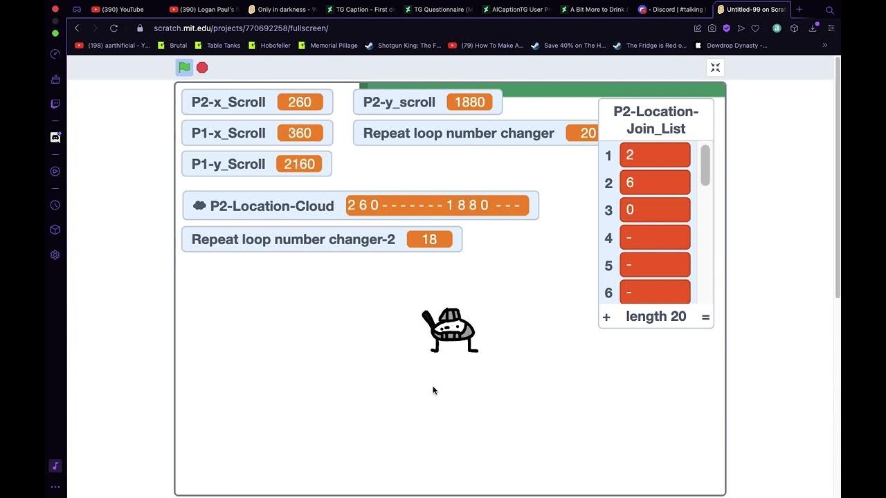 Scratch Scrolling Platformer Test Youtube