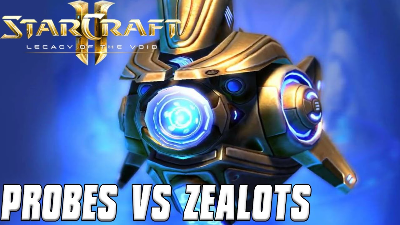 Probes vs Zealots - Starcraft 2 Mod - YouTube
