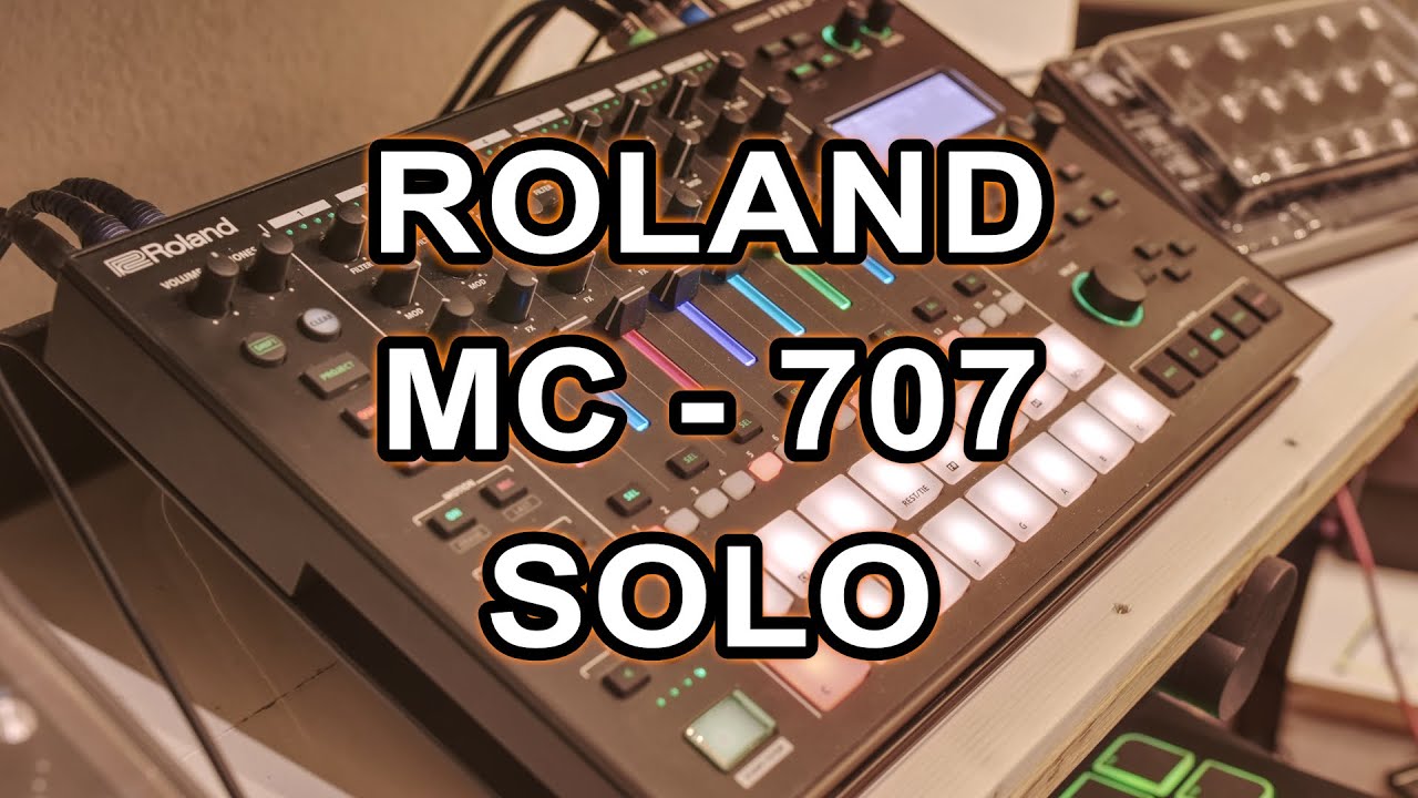 Roland MC-707 // SOLO Project // with download mpj file - YouTube