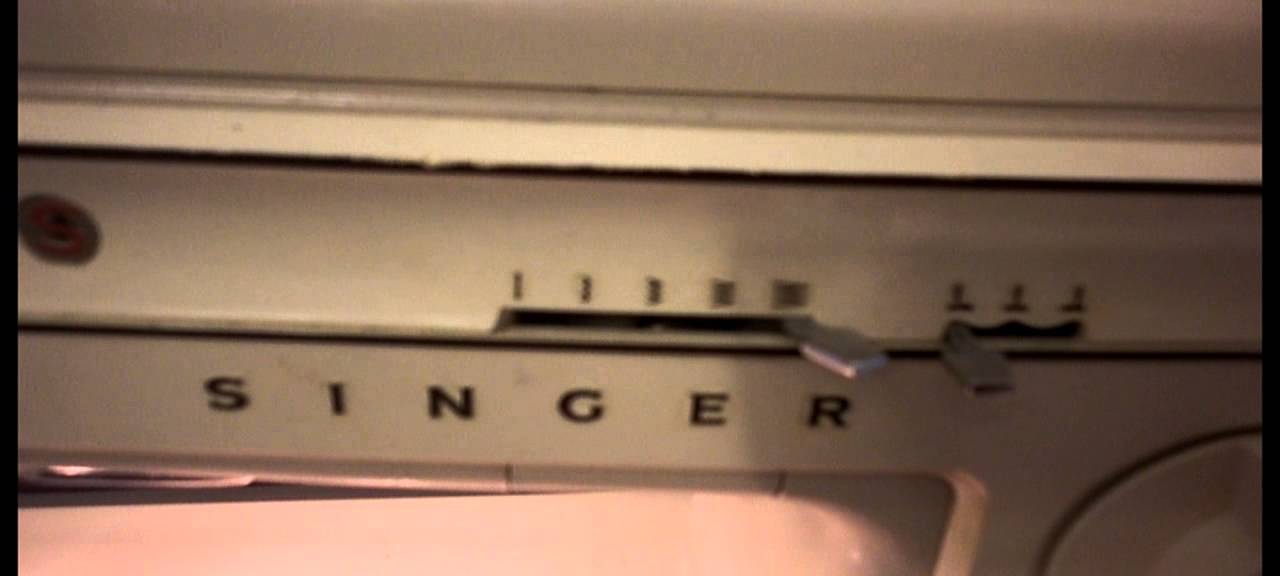 VINTAGE 1960s SINGER 507 ZIG ZAG ELECTRIC SEWING MACHINE HEAVY DUTY ...