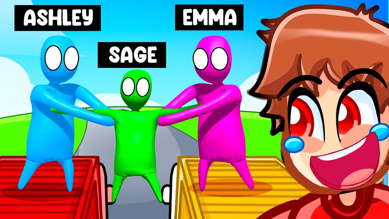 Making My Crazy Fan Girls RAGE In Gang Beasts... - YouTube