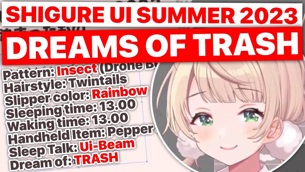 Ui-Summer 2023: Dreams of Trash (Shigure Ui) [Eng Subs] - YouTube