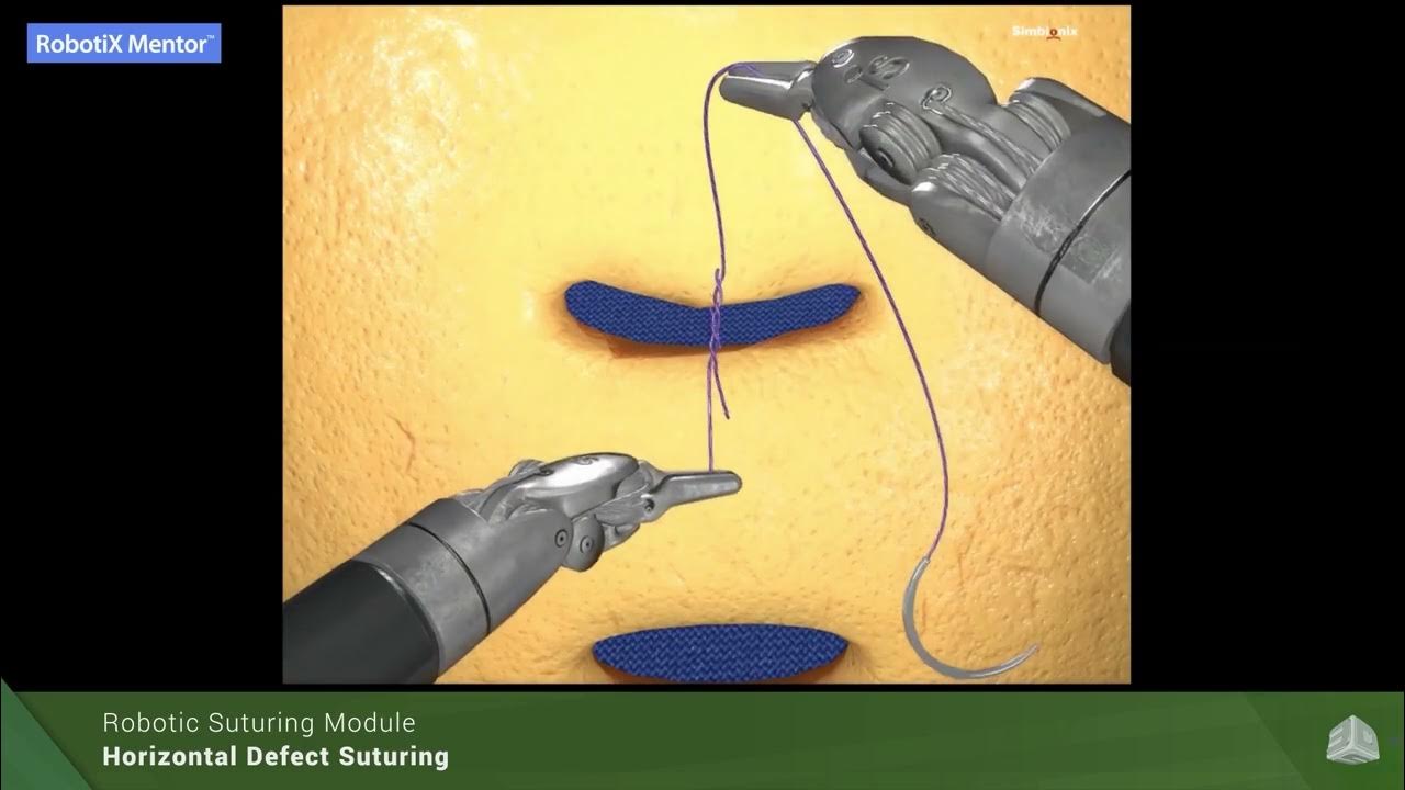 RobotiX Mentor - Robotic Suturing Module - YouTube