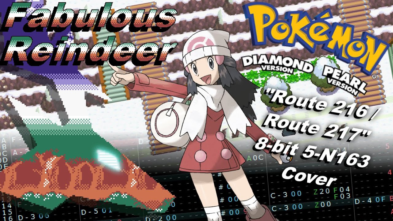 Pokemon Diamond/Pearl/Platinum: "Route 216/Route 217" 8-bit 5-N163 ...