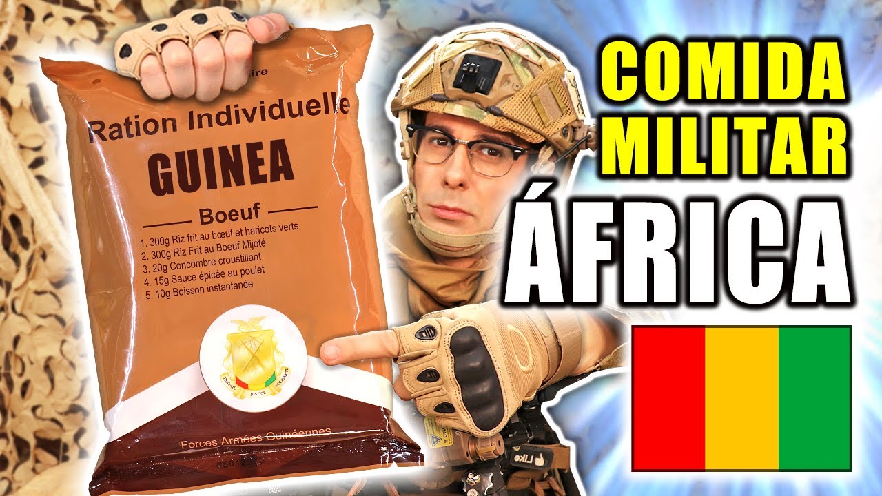 Probando COMIDA MILITAR DE ÁFRICA (GUINEA) | MRE Menu 1 - YouTube