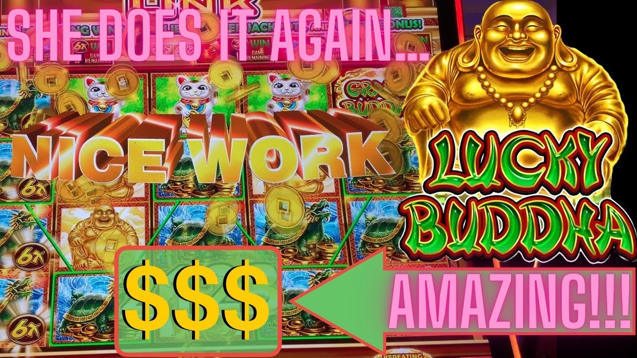 She Takes On This Grand Buddha Link Slot With Just A $40 Shot… - YouTube