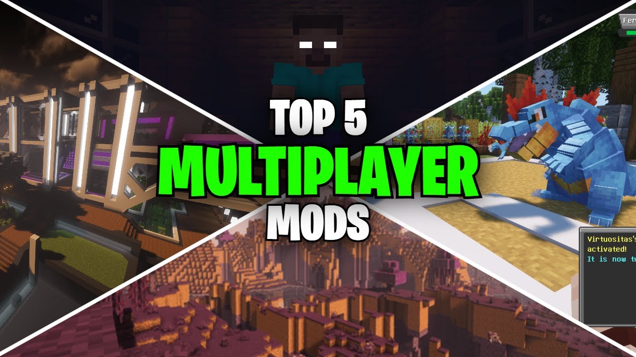 Top 5 Multiplayer Minecraft Mods for You and the Boys - YouTube