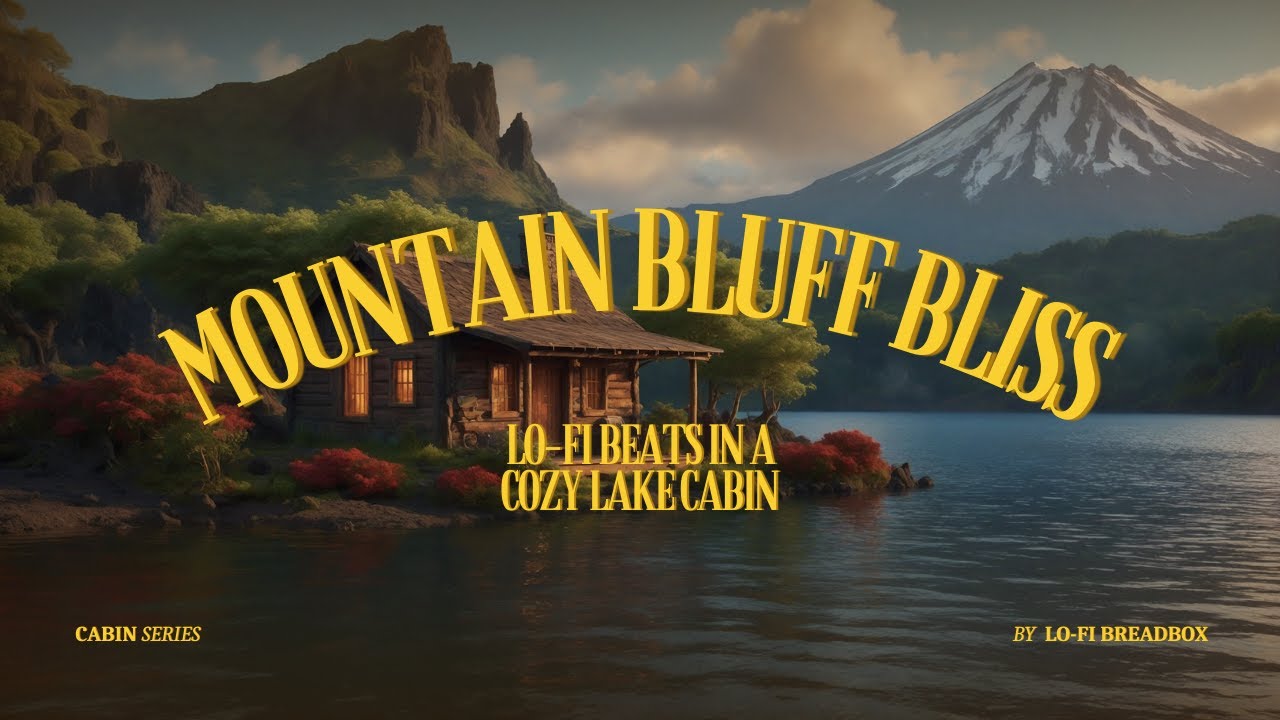Mountain Bluff Bliss: Lo-Fi Beats in a Cozy Lake Cabin - YouTube