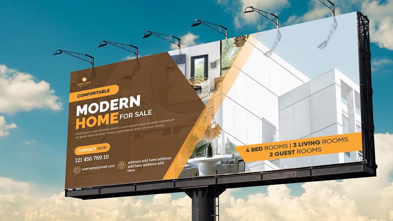 How to Design Billboard in Illustrator | Billboard Design Tutorial ...