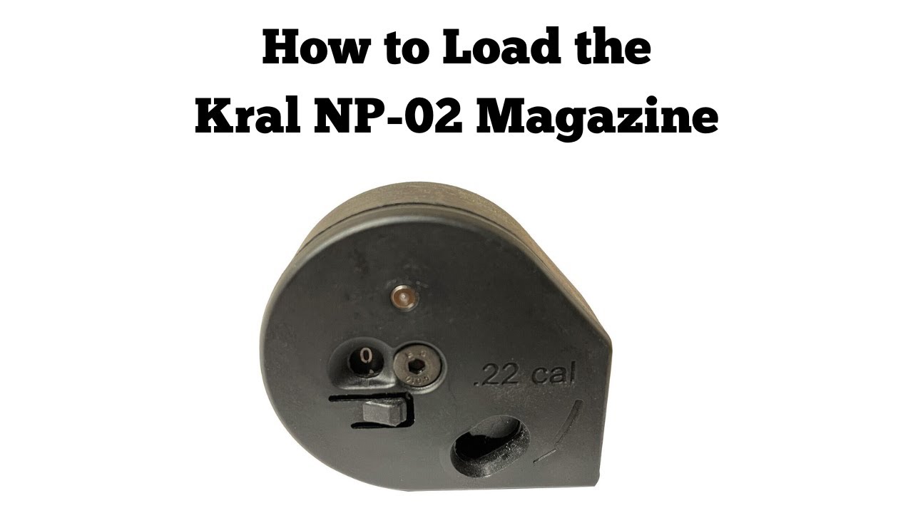 How to load The Kral NP 02 Magazine - YouTube