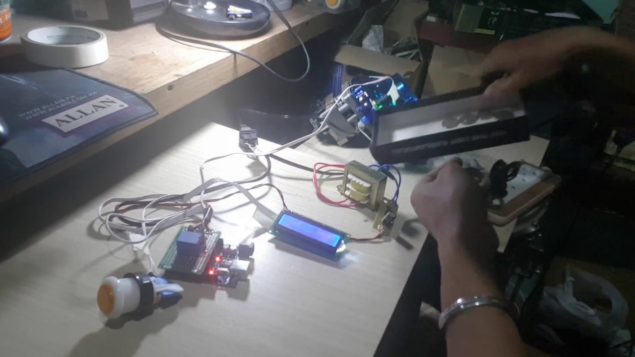 DIY coin counter module - YouTube