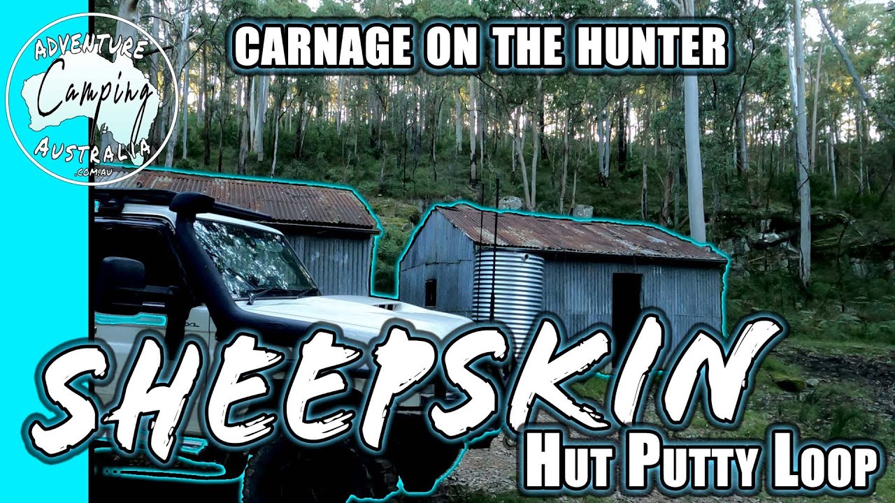 sheepskin hut via Commission Road, Putty Loop, Hunter Main Trail - YouTube