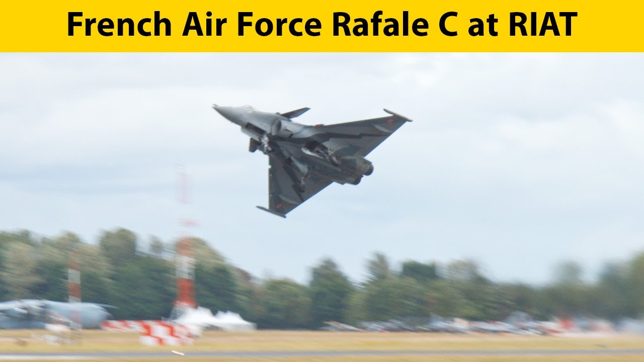 Awesome French Rafale C Solo Display at RIAT 4K - YouTube