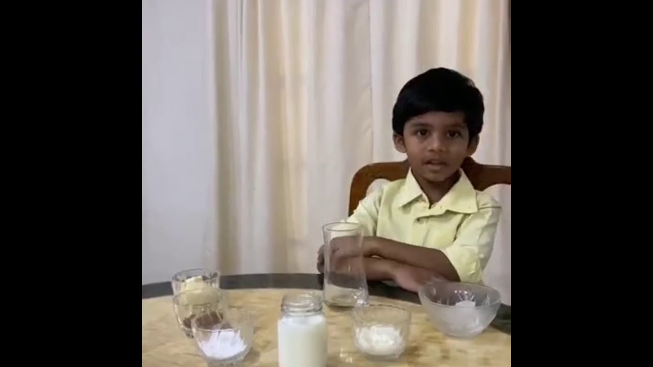 Yummy chocolate milkshake by little master chef Arjun - YouTube
