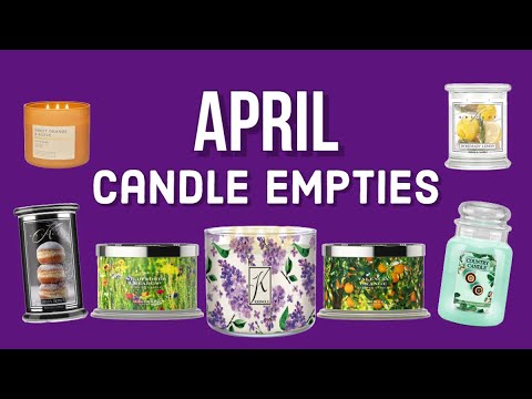 APRIL Candle Empties: Homeworx, BBW, & Kringle - YouTube