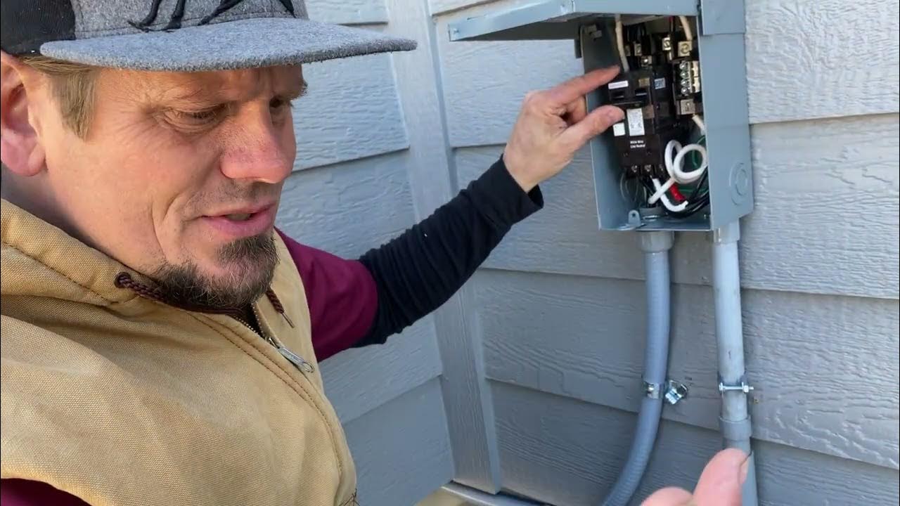 Setting Up Wiring for a Hot Tub Pt. 2 - YouTube