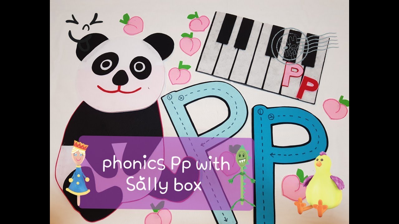 [샐리박스] 유아영어수업 Sally box - phonics Pp 샐리와 함께 즐기는 파닉스클레스 - YouTube