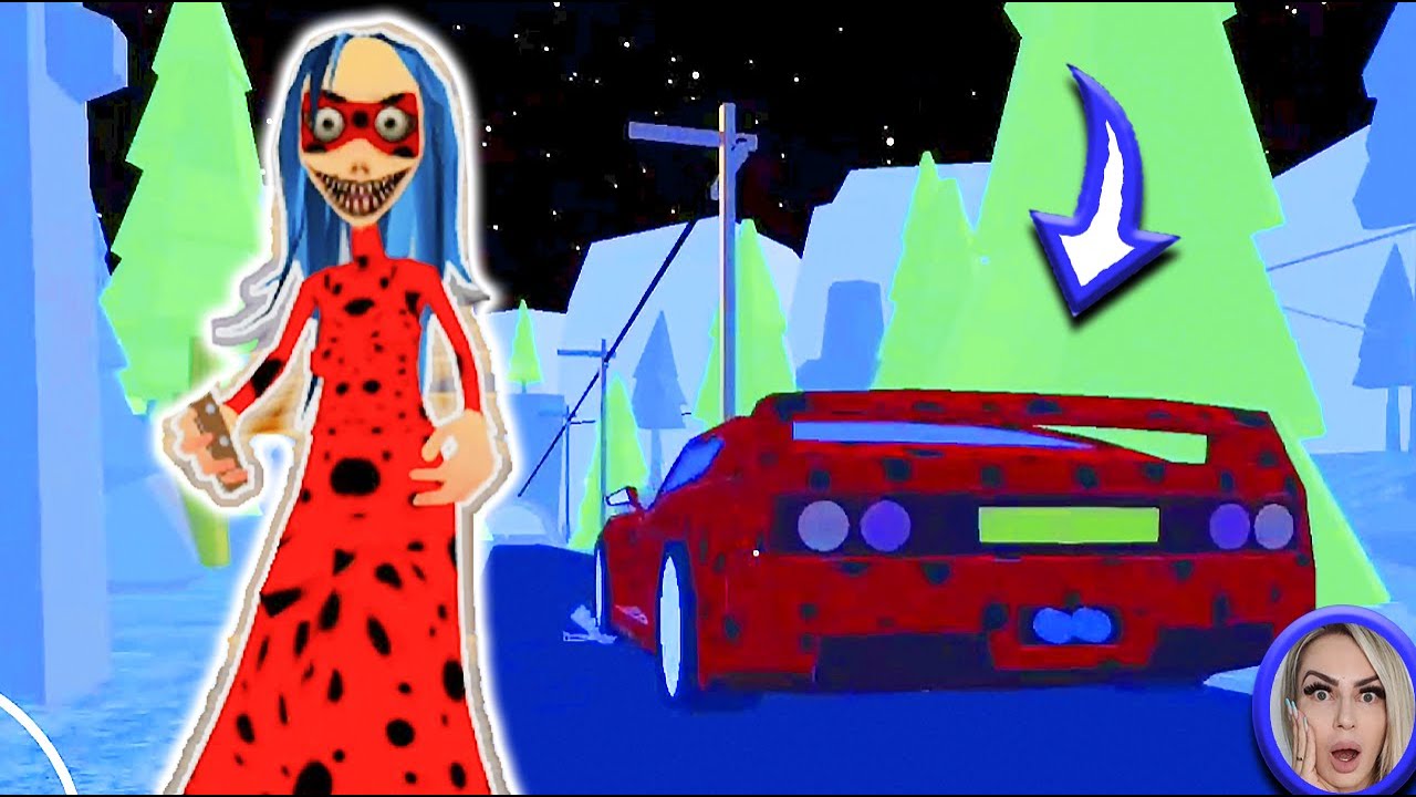 A MOMO LADY BUG foi para o ACAMPAMENTO Scary Lady Momo Bug - YouTube