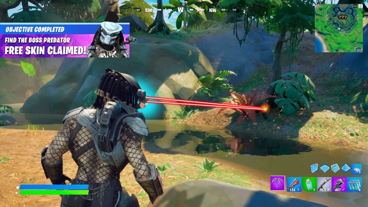 Predator Boss Gameplay in Fortnite EARLY! - YouTube