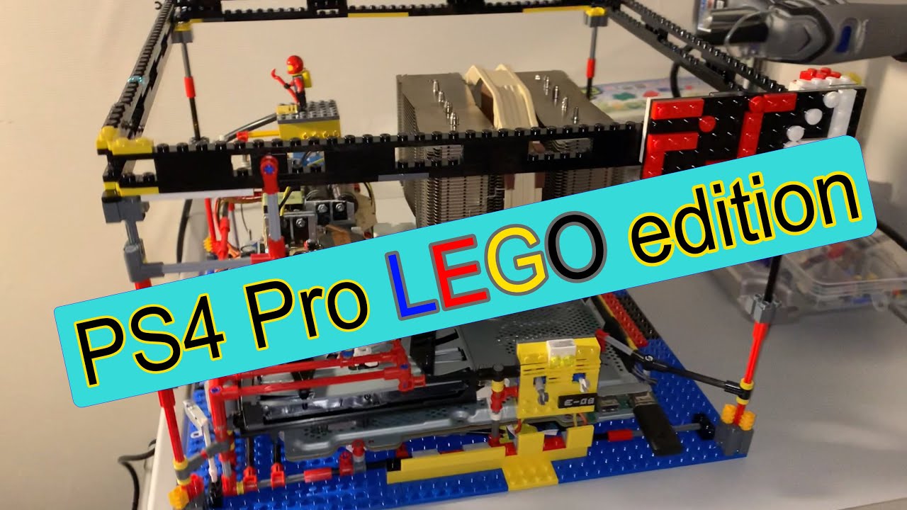 PS4 Pro 소음없이 라스트오브어스2 하기 - 3편, PS4 Pro Cooler Mod Case, PS4 Pro Lego ...
