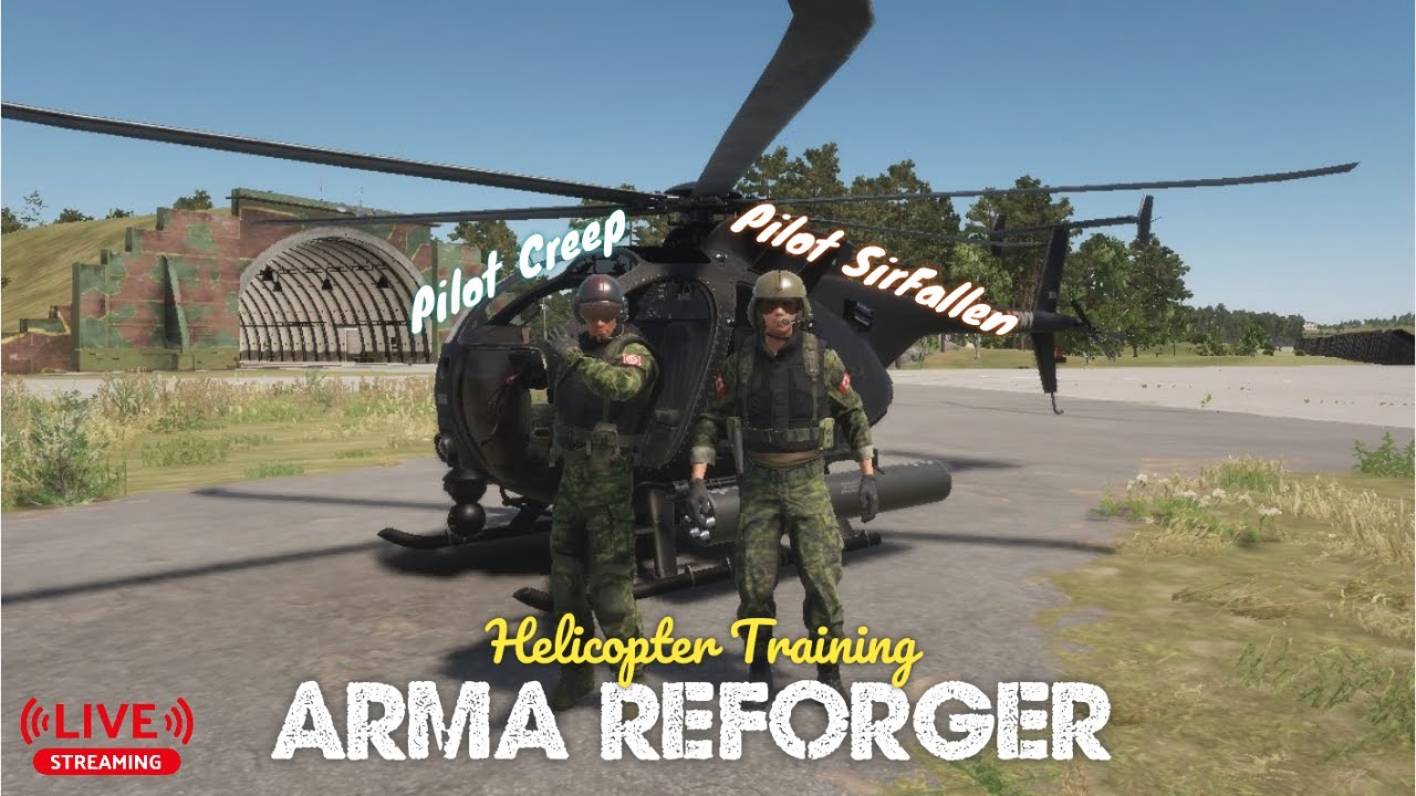 LIVE | Arma Reforger: Two Best Helicopter Pilots Training 🚁 - YouTube