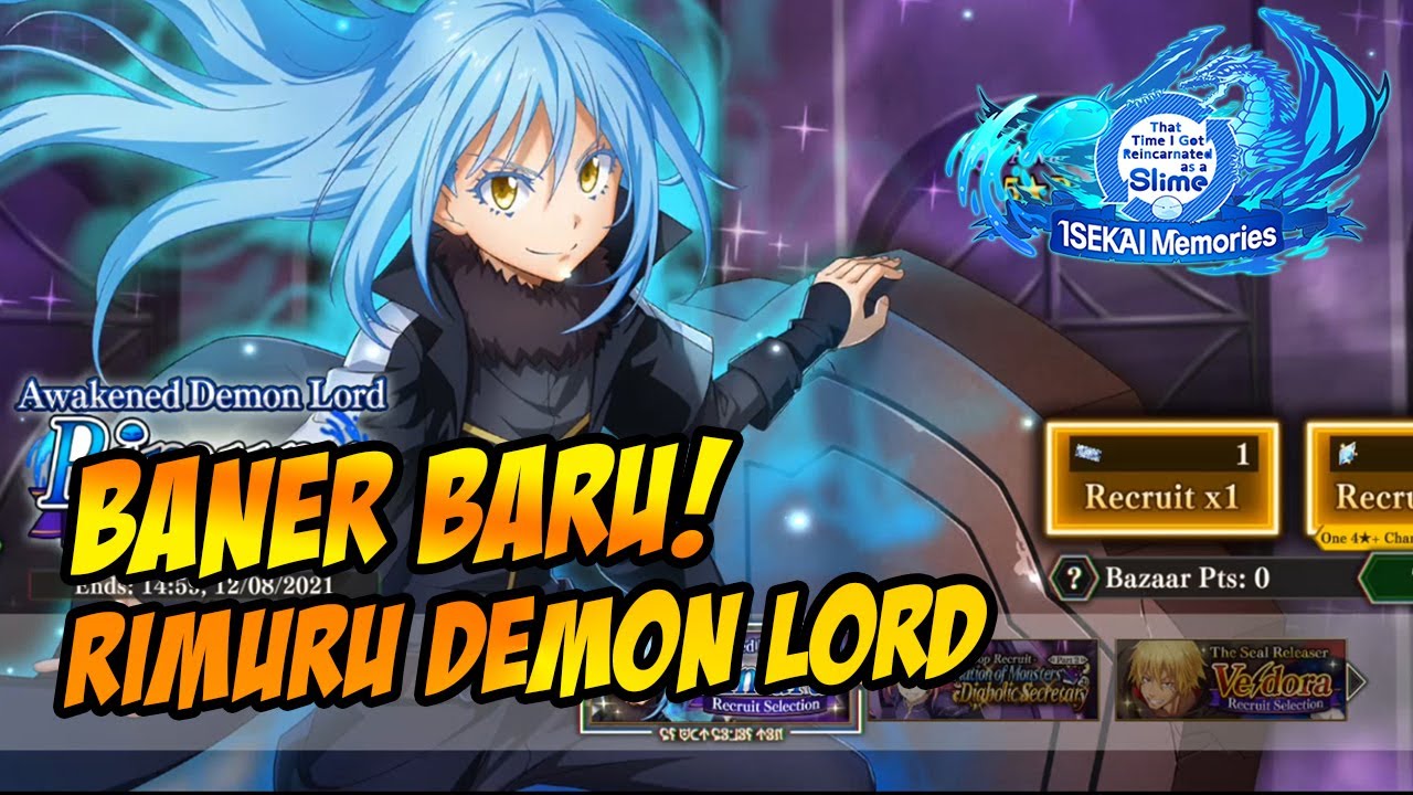 GACHA RIMURU DEMON LORD TEORI GACHA SATU - SATU BISA HOKI? - SLIME ...