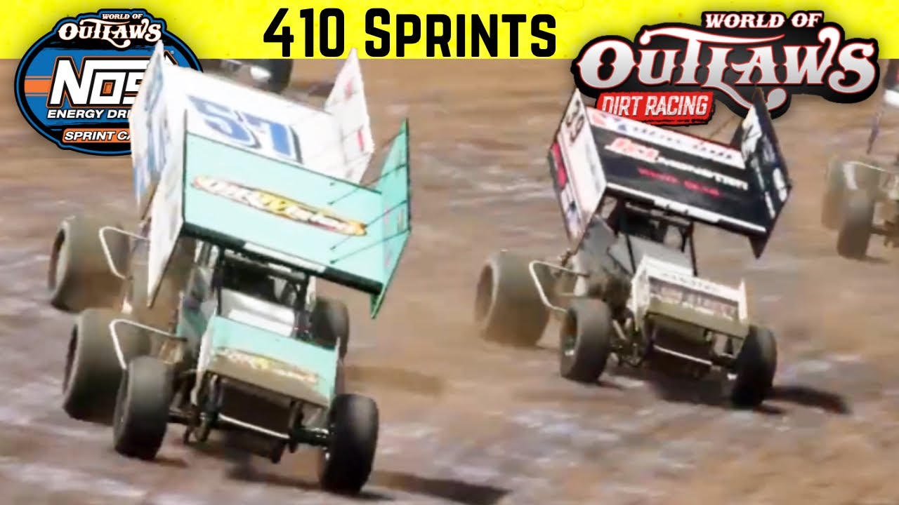 World of Outlaws 410 Sprint League at Las Vegas Motor Speedway - YouTube