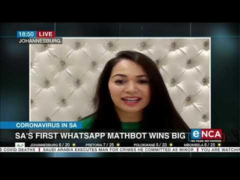 SA's first WhatsApp mathbot wins big - YouTube