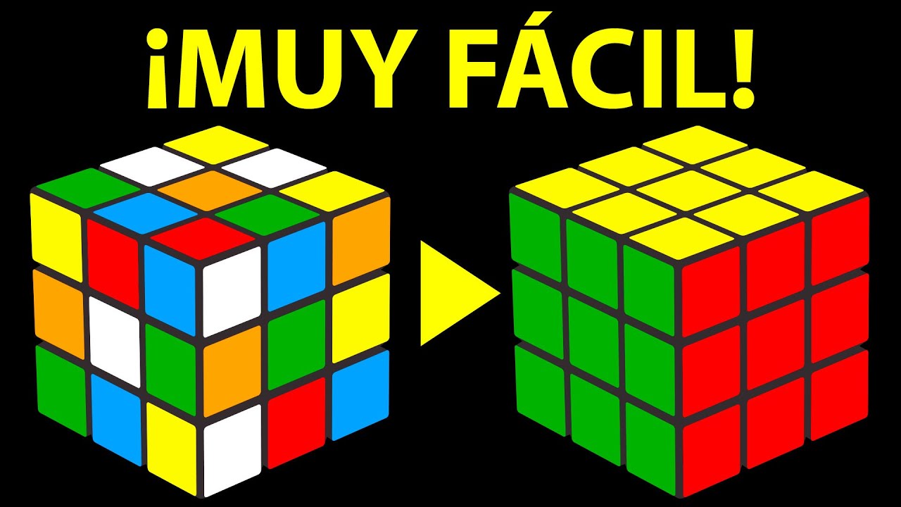 Instrucciones paso a paso para resolver un cubo de Rubik de 3x3 - YouTube