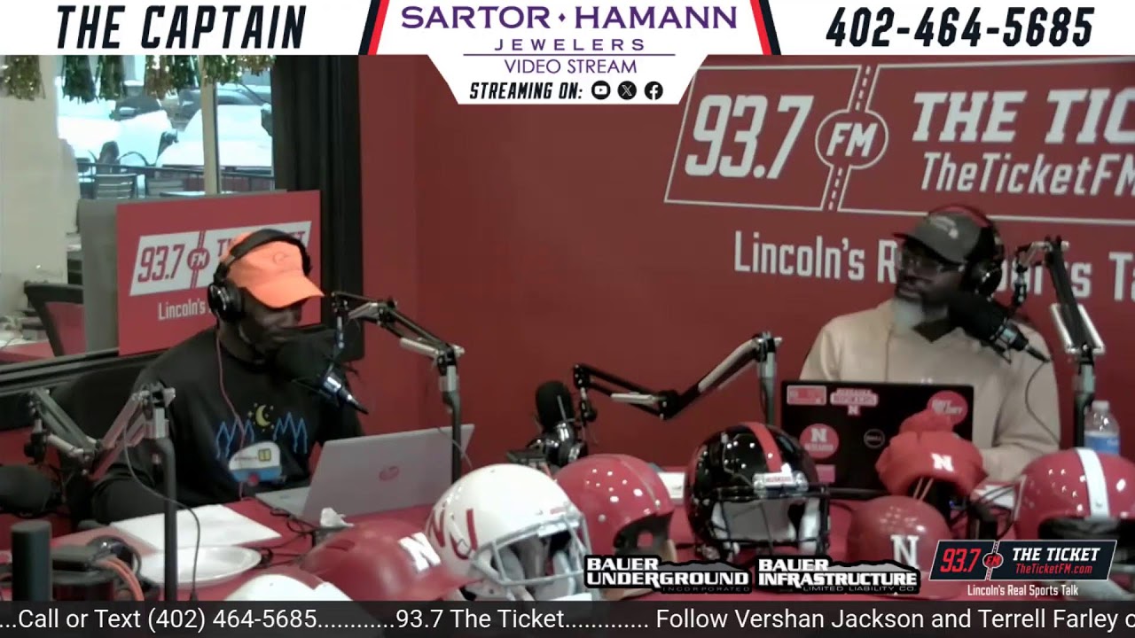 Nebraska Football and More on "The Captain" w Vershan Jackson, Terrell ...